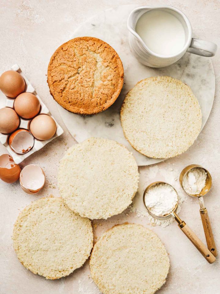 Tall Sponge Cake - Light and Fluffy Recipe for Perfect Layer Cakes