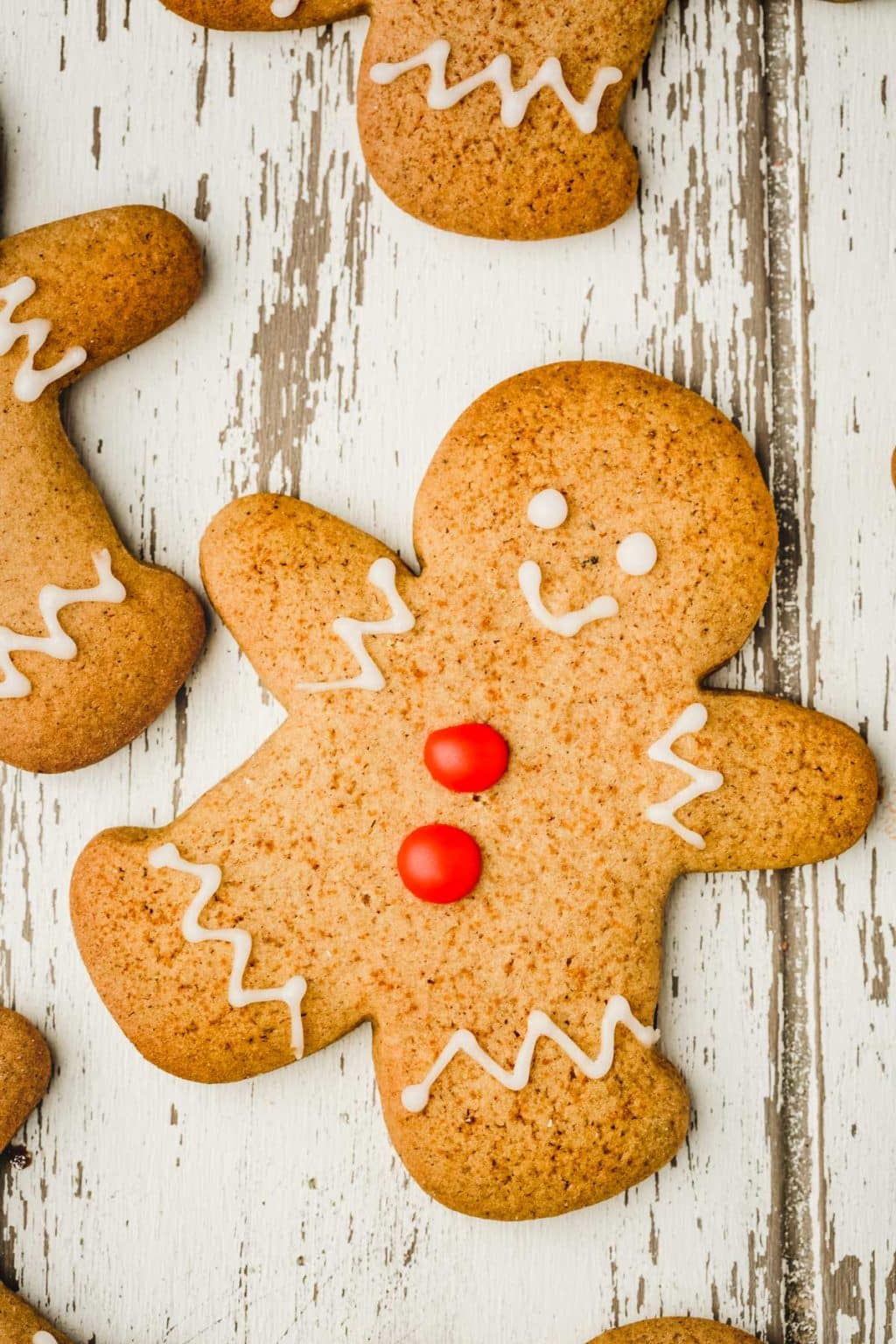 Easy Soft Gingerbread Men Cookies with Royal Icing