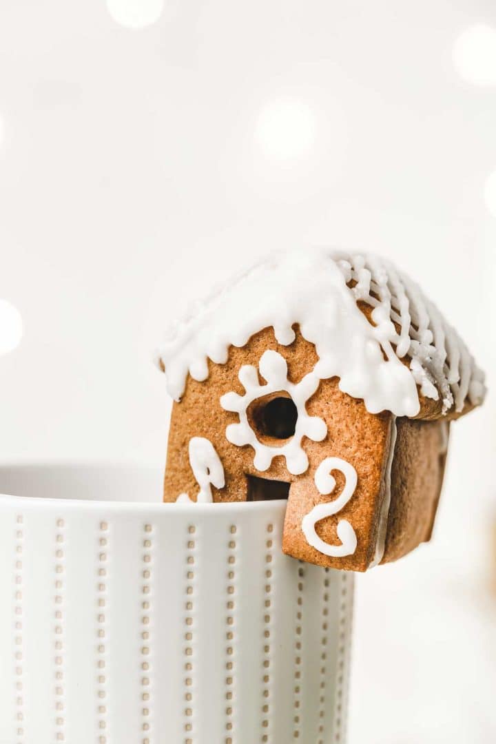Mini Gingerbread House – Easy Spiced Cookies with Royal Icing