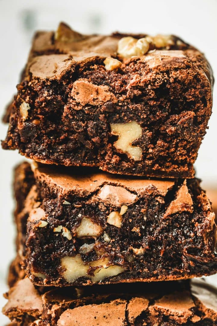 Walnut Brownies Recipe – Fudgy Chocolate Brownies with Walnuts