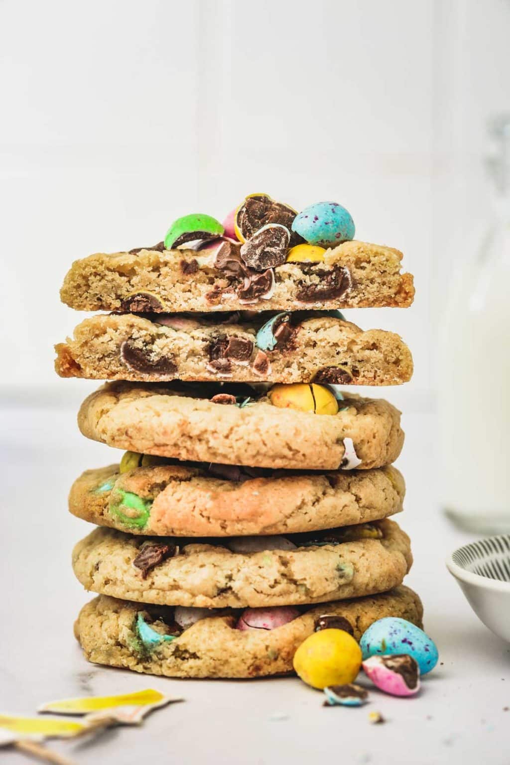 Mini Easter Egg Cookies - Soft & Chewy - Sweetly Cakes
