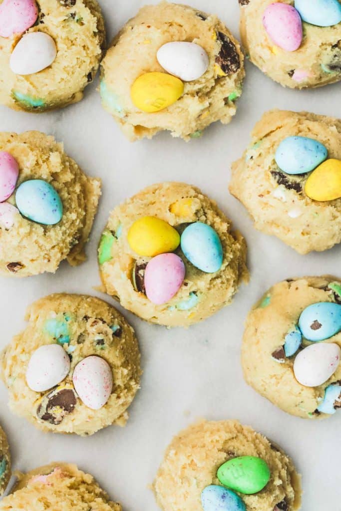Mini Easter Egg Cookies - Soft & Chewy - Sweetly Cakes