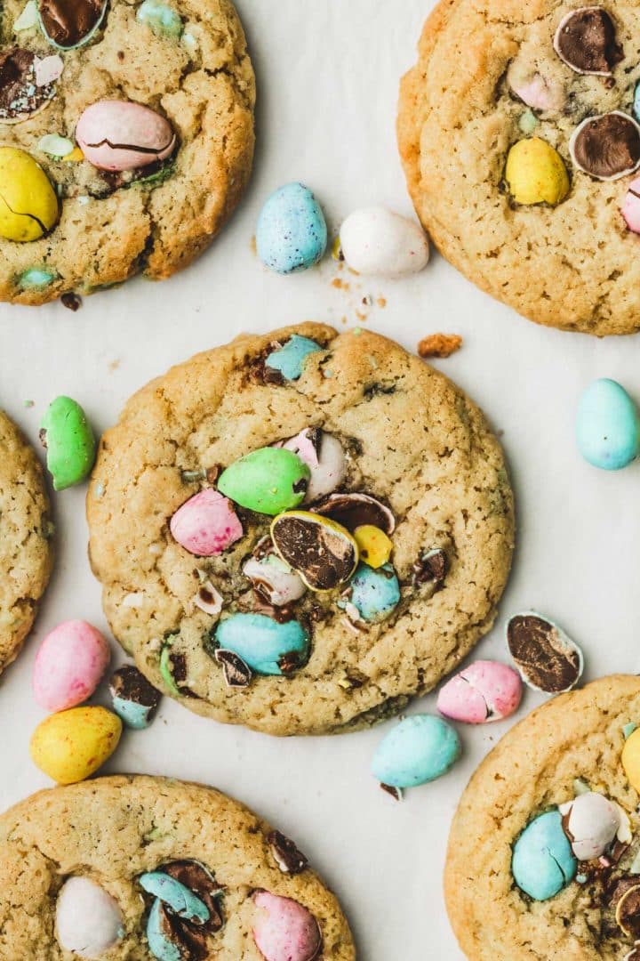 Mini Easter Egg Cookies - Soft & Chewy - Sweetly Cakes