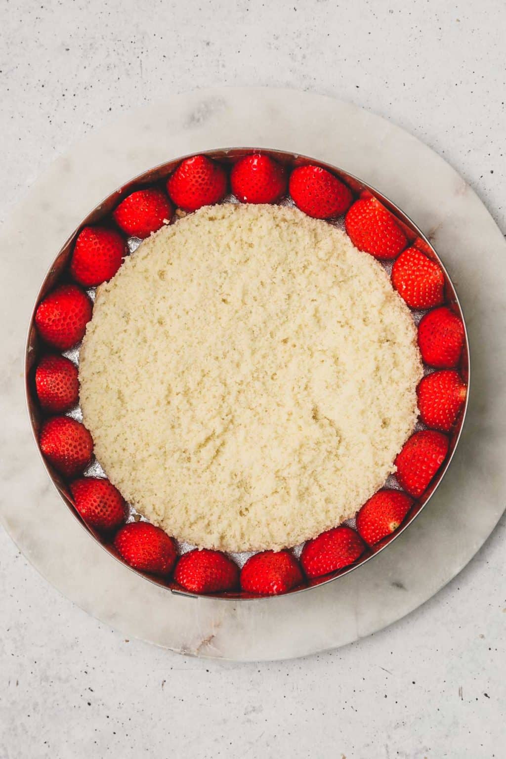 Best French Strawberry Fraisier Cake with Diplomat Cream