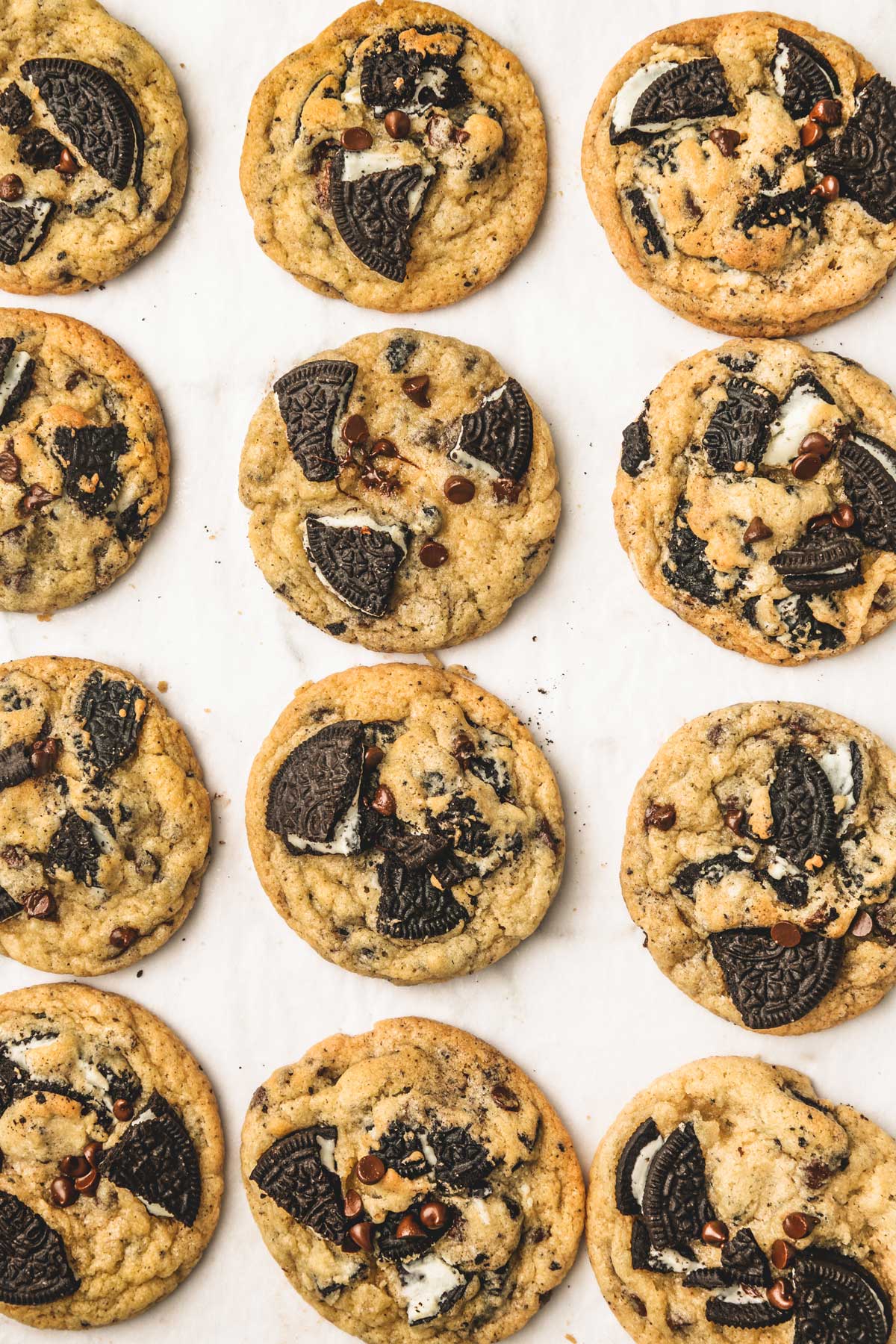 Easy Chewy Oreo Chocolate Chip Cookies Recipe