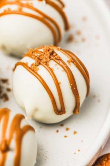 Easy 3 Ingredients Biscoff Truffles - No bake Recipe