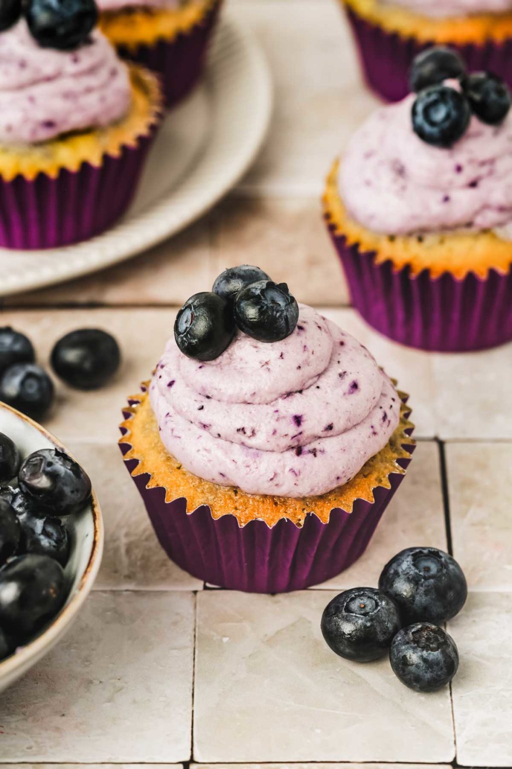 Perfect Fluffy Blueberry Frosting Recipe - Sweetly Cakes