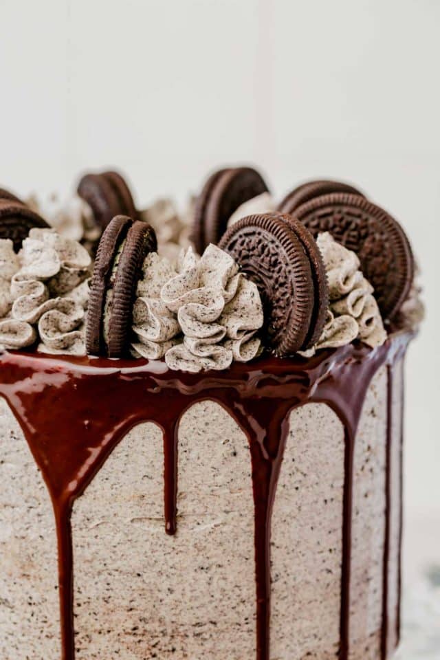 Moist Chocolate Oreo Cake Recipe with Oreo Frosting