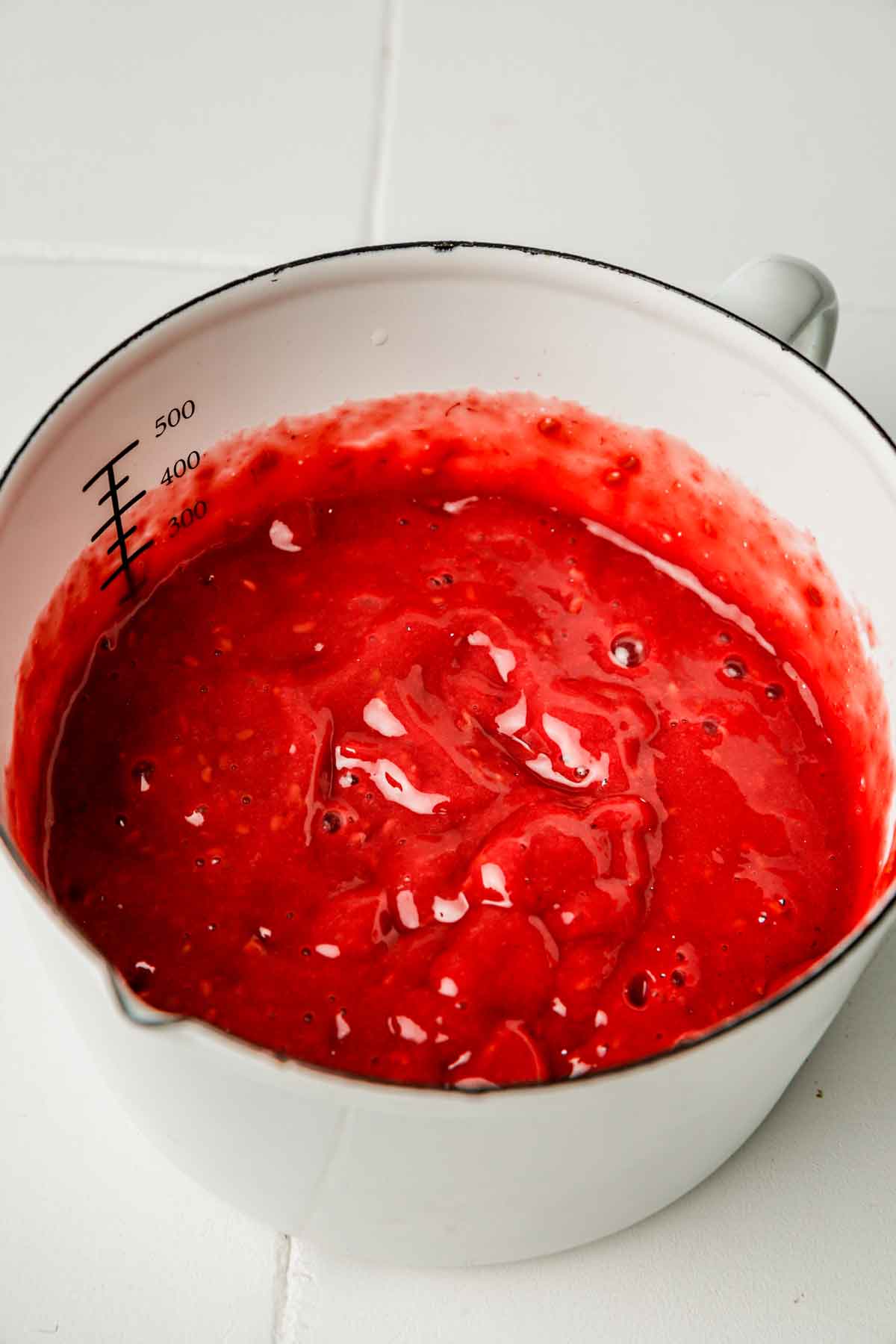 How to make Easy Raspberry Sauce for Cake & Cheesecake