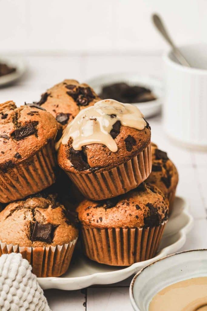Cappuccino Muffins with Chocolate Chips | Soft Coffee Muffins
