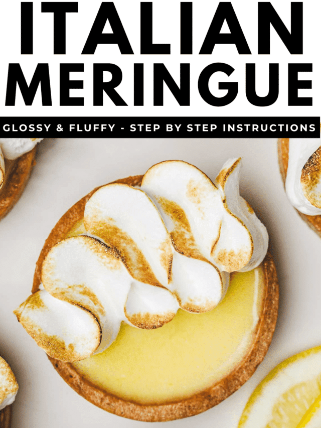 Italian meringue recipe - Sweetly Cakes