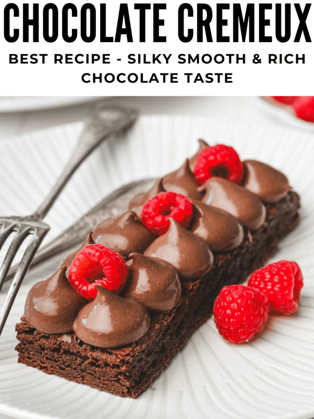 Chocolate Cremeux recipe - Sweetly Cakes