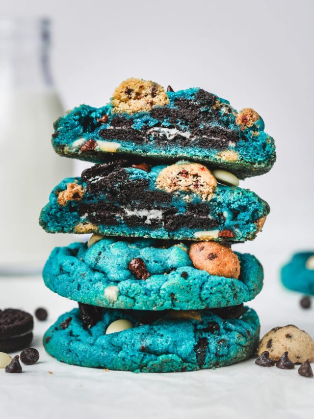 Cookie monster cookies - Sweetly Cakes