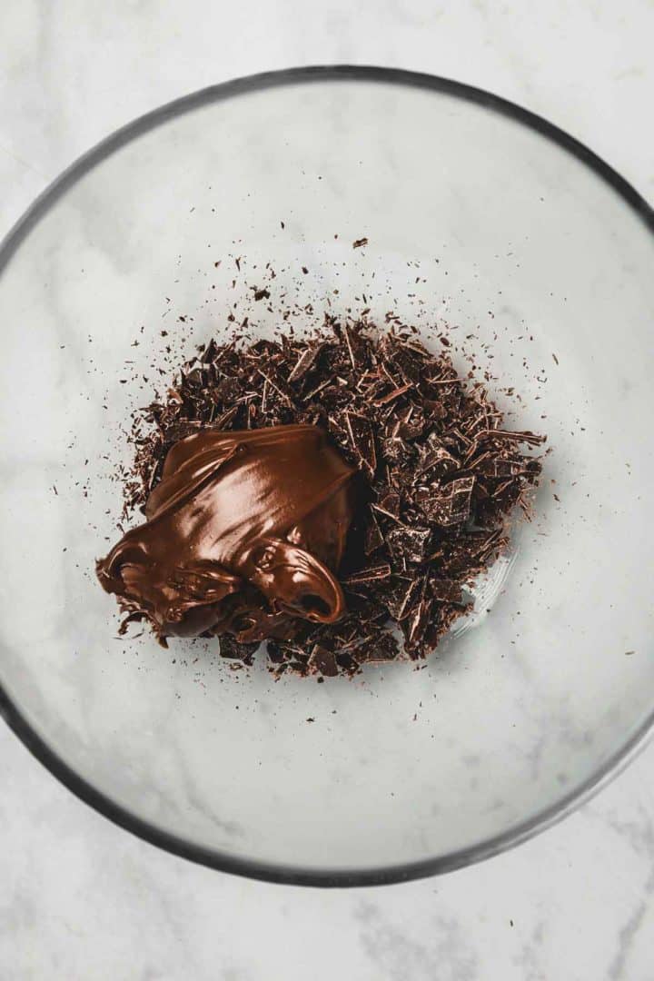 Easy Fluffy Whipped Nutella Chocolate Ganache Recipe