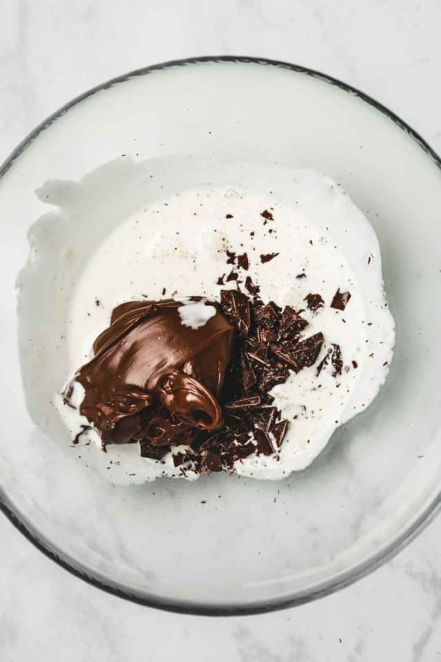 Easy Fluffy Whipped Nutella Chocolate Ganache Recipe