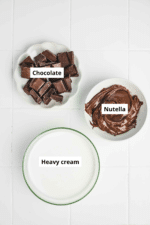 Easy Fluffy Whipped Nutella Chocolate Ganache Recipe