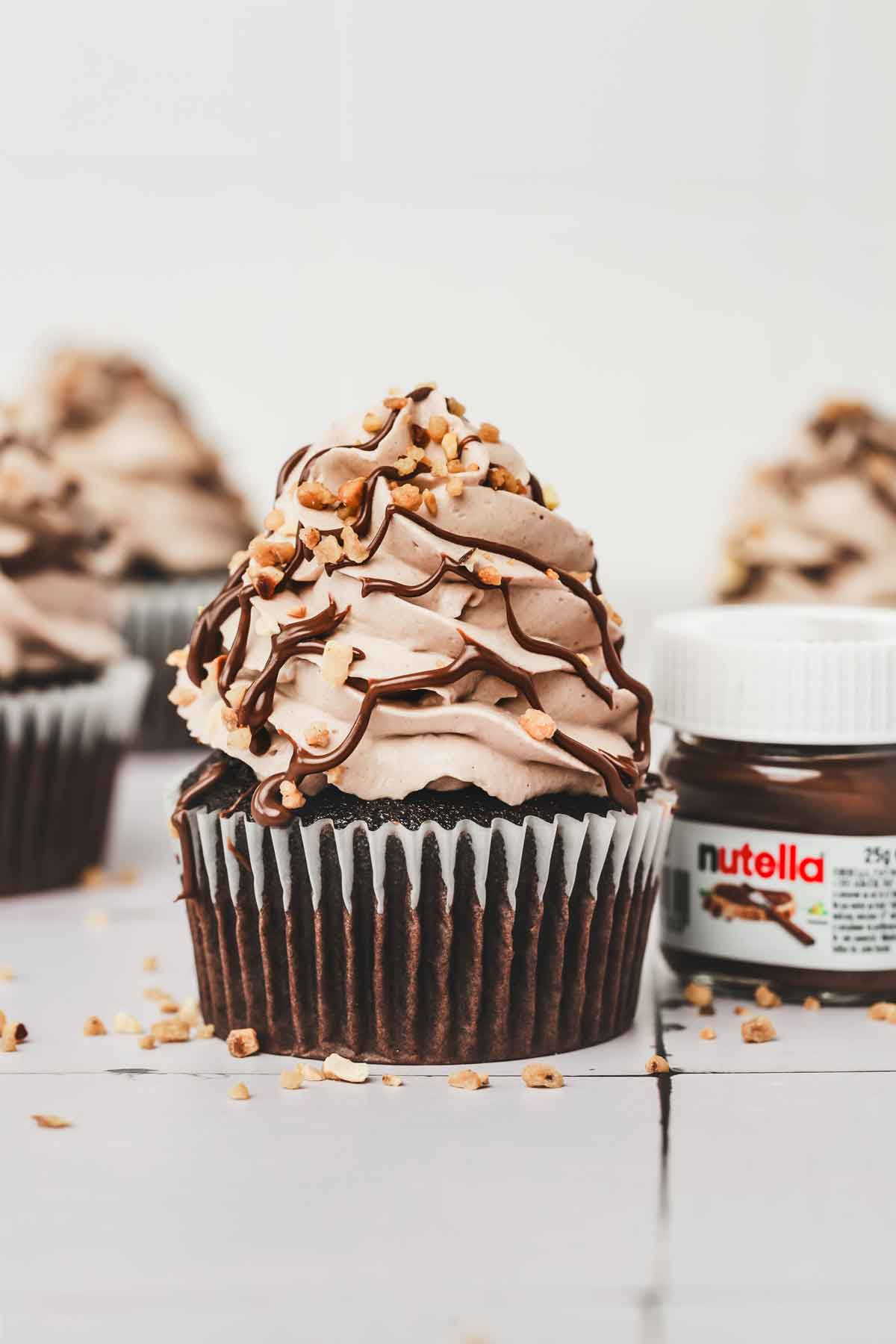 Chocolate Nutella Cupcakes