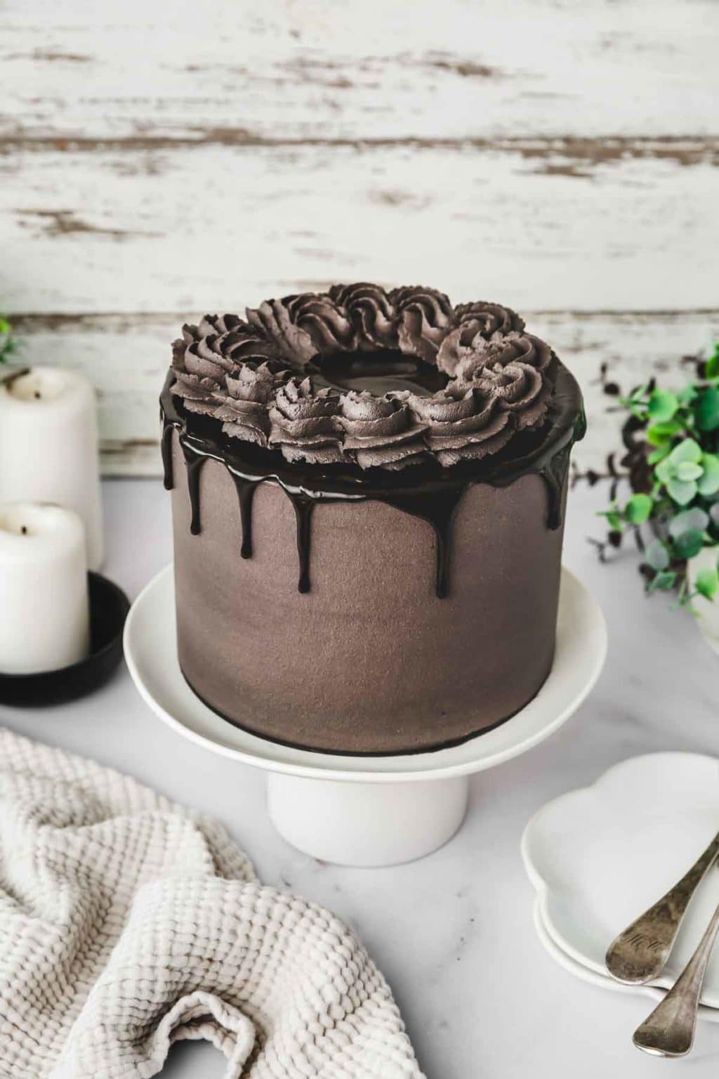 Black Cocoa Cake – Ultra Dark Chocolate Layer Cake Recipe