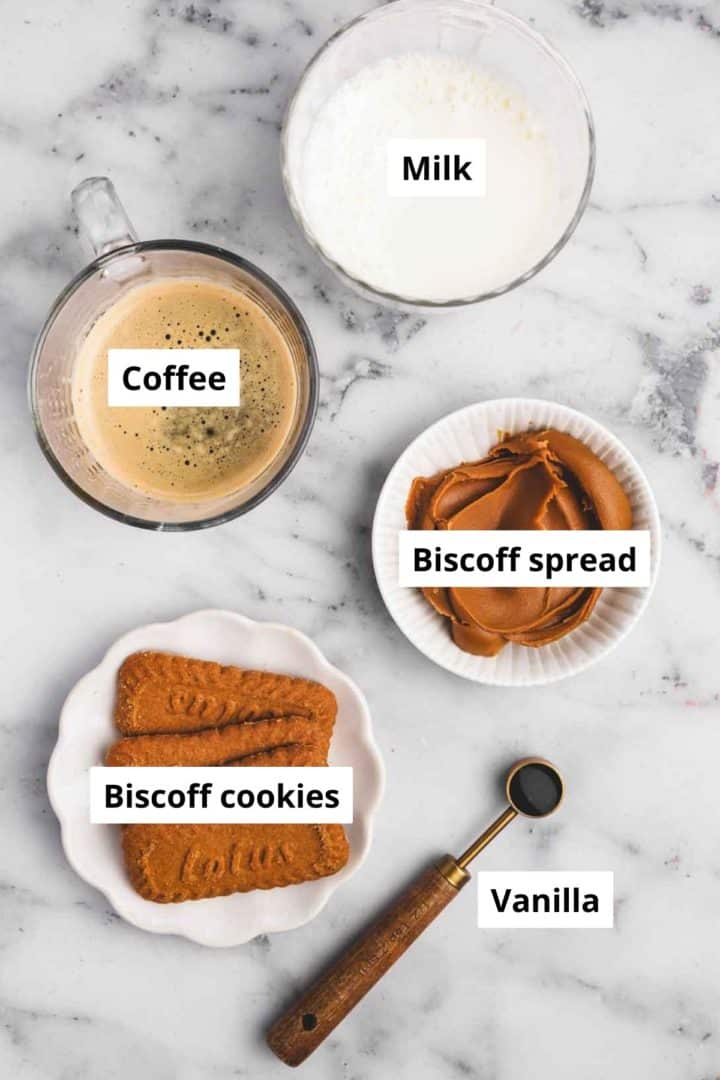 Easy 5-Min Biscoff Cookie Butter Latte Recipe