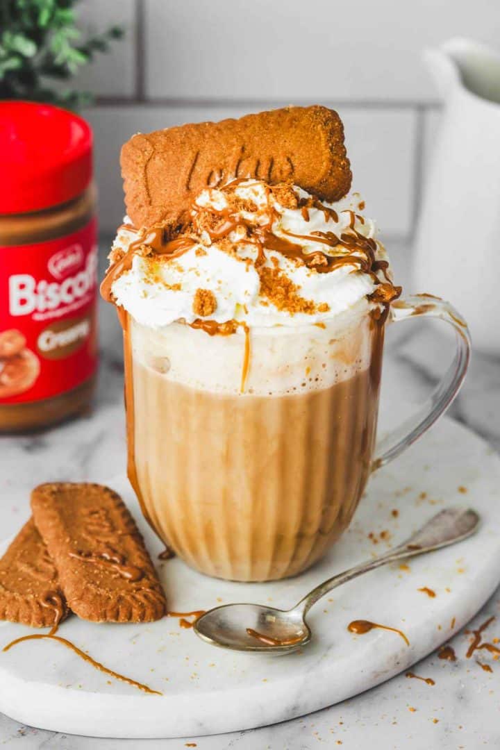 Biscoff Latte (Cookie Butter Latte) Easy Homemade Recipe