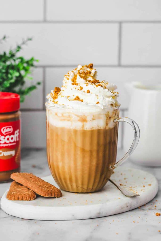 Biscoff Latte (Cookie Butter Latte) Easy Homemade Recipe