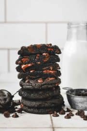 Black Cocoa Cookies (Soft, Chewy & Easy Chocolate Cookies)