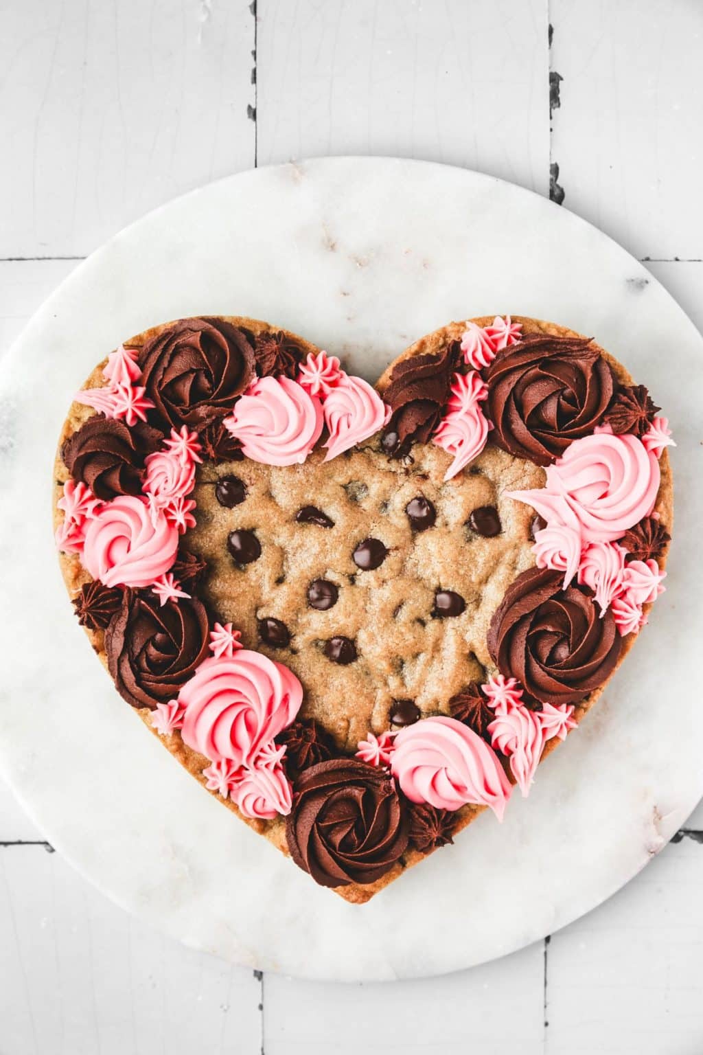 Gâteau Cookie Cœur – Recette Facile et Gourmande