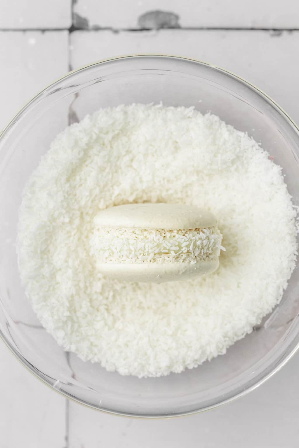 Easy Coconut Macarons with Creamy Coconut Ganache
