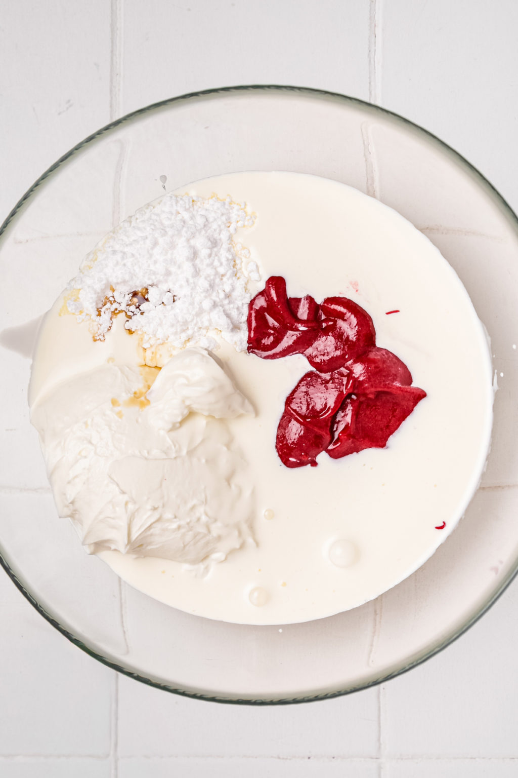 Raspberry Cream Cheese Frosting (Light & Fluffy)