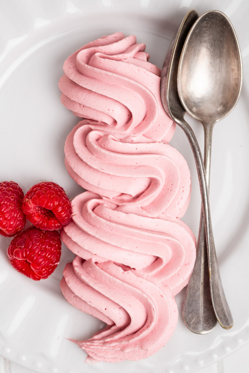 Raspberry Cream Cheese Frosting (Light & Fluffy)